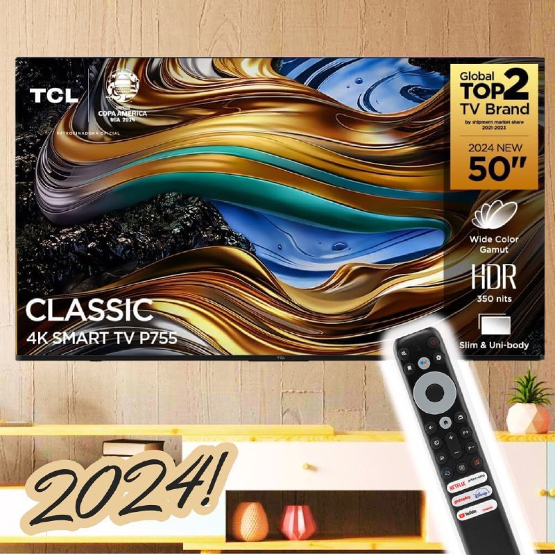 TCL LED SMART TV 50” P755 4K UHD GOOGLE TV - Eba Promoção