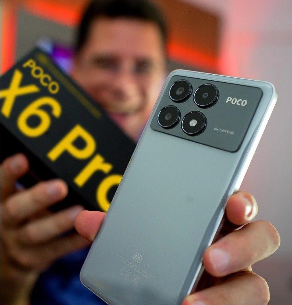 Smartphone Xiaomi POCO X6 Pro 5G 12GB+512GB NFC Dimensity 8300-Ultra 64MP câmera tripla 67W ...