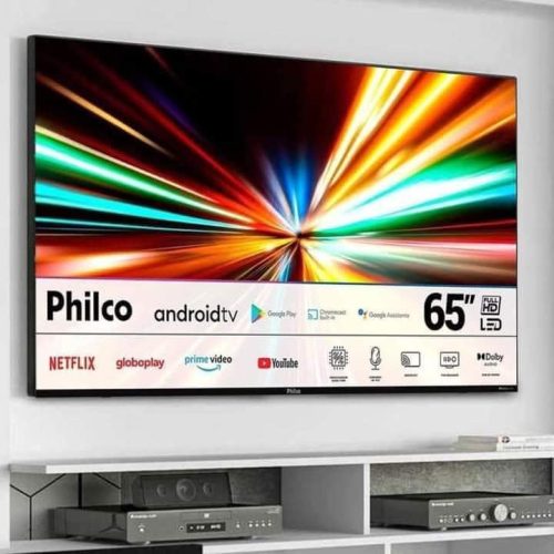 Smart TV Philco 65 Polegadas QLED 4K, 4 HDMI, 2 USB, Dolby Vision e ...