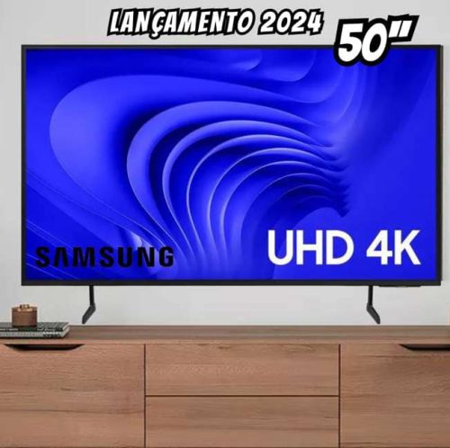 Samsung Smart TV 50" UHD 4K 50DU7700 - Processador Crystal 4K, Gaming ...